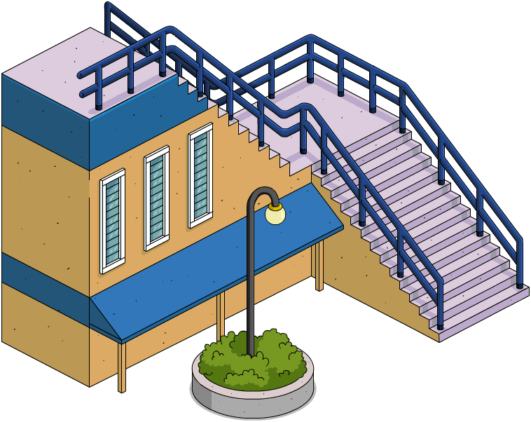 Station Stairs | The Simpsons: Tapped Out Wiki | Fandom