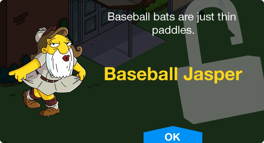 Baseball Jasper | Los Simpson Springfield Wiki | Fandom