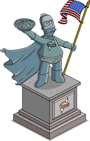 Pie Man Epic Statue | The Simpsons: Tapped Out Wiki | Fandom
