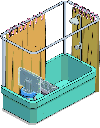 Shower Computer | The Simpsons: Tapped Out Wiki | Fandom