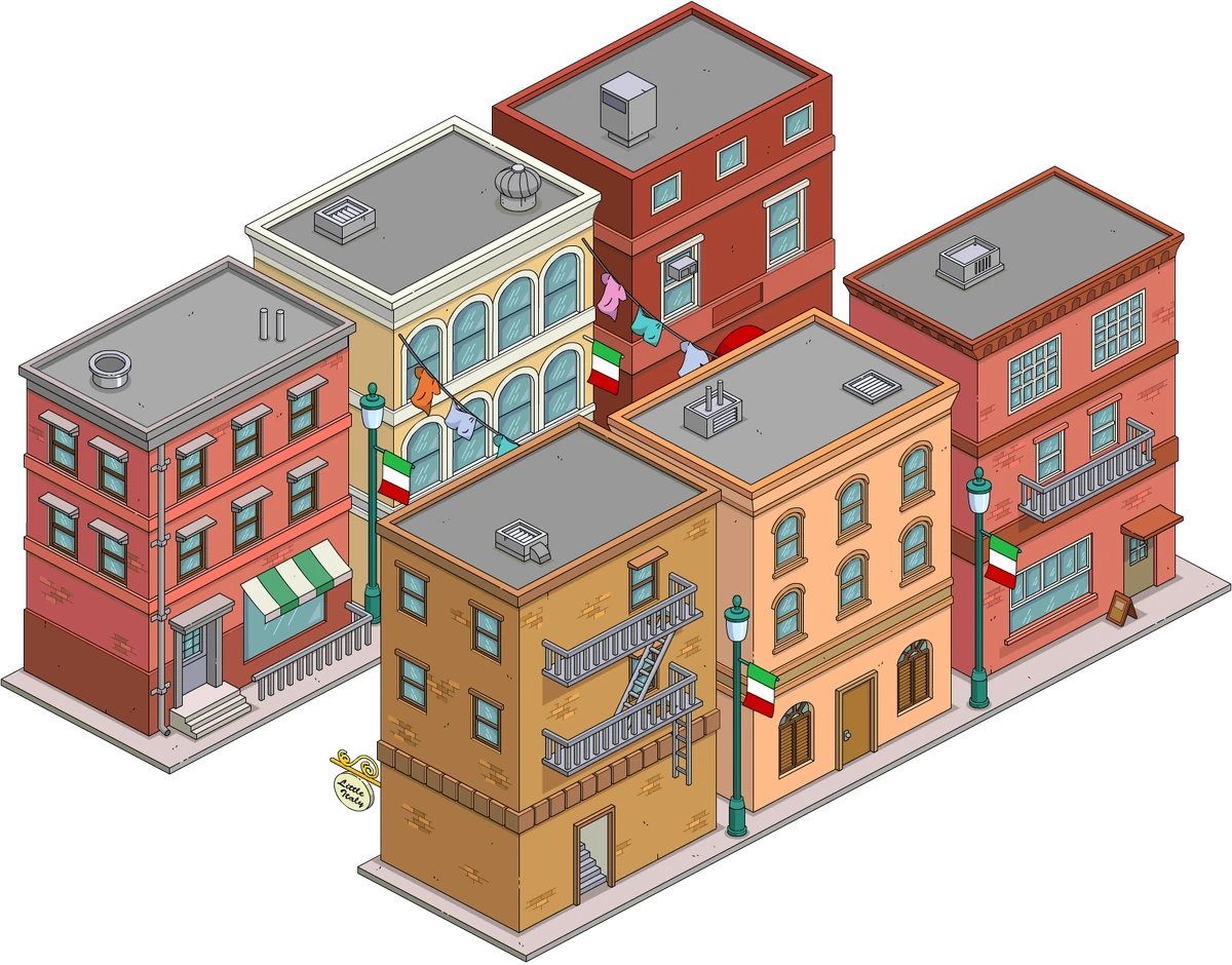 Springfield's Little Italy | The Simpsons: Tapped Out Wiki | Fandom