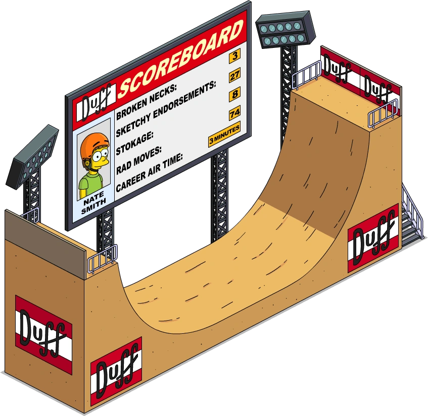 Half-Pipe | The Simpsons: Tapped Out Wiki | Fandom