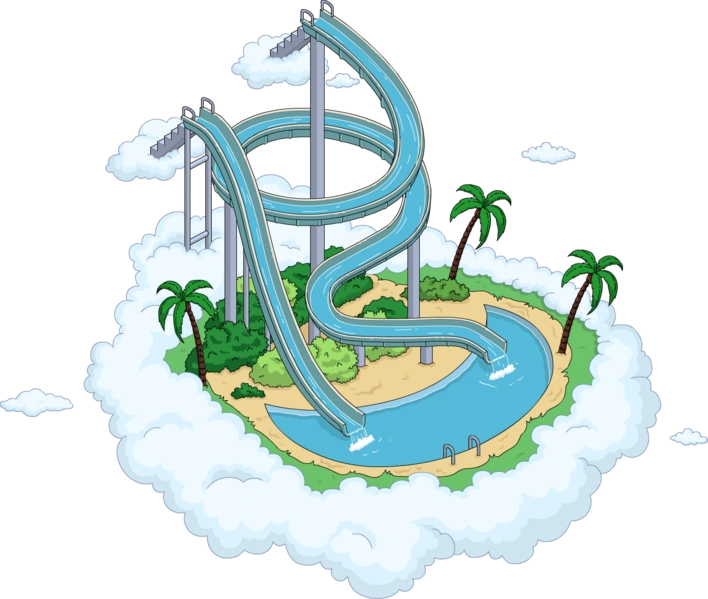 Heavenly Water Slide | The Simpsons: Tapped Out Wiki | Fandom