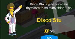 Disco Stew Quotes Disco Stu | The Simpsons: Tapped Out Wiki | Fandom