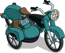 Motorcycle with Sidecar | The Simpsons: Tapped Out Wiki | Fandom