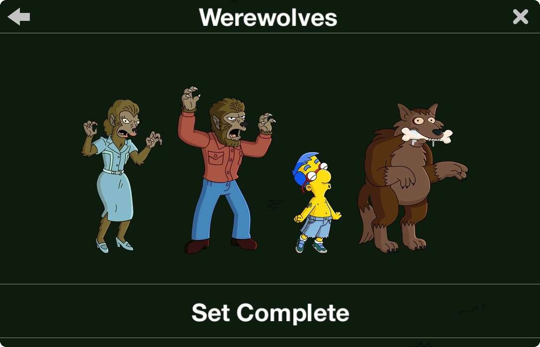 Category:Werewolves | The Simpsons: Tapped Out Wiki | Fandom