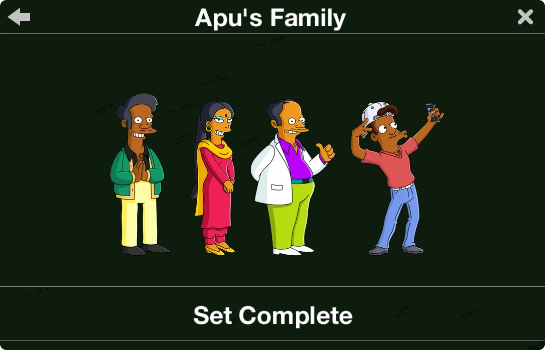 Category:Apu's Family | The Simpsons: Tapped Out Wiki | Fandom