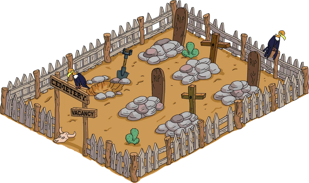 Frontier Cemetery | The Simpsons: Tapped Out Wiki | Fandom