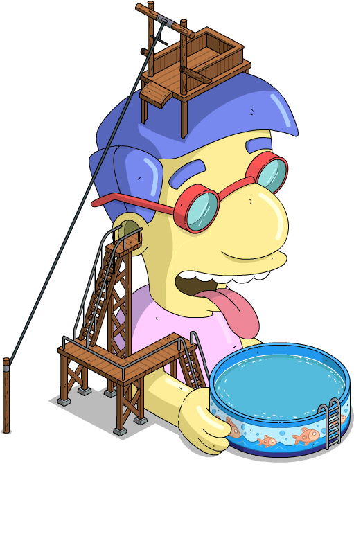 Milhouse Pool and Zipline | The Simpsons: Tapped Out Wiki | Fandom