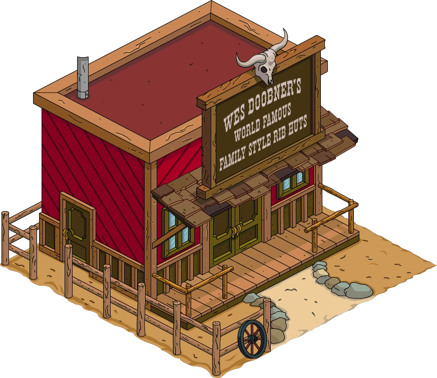 Wes Doobner's Rib Huts | The Simpsons: Tapped Out Wiki | Fandom