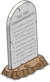 Ten Commandments Maze