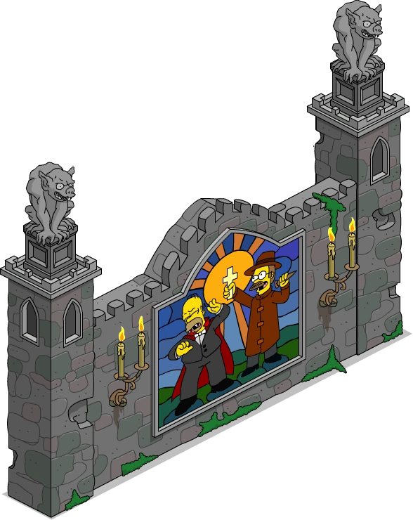 Ornate Ruin Wall | The Simpsons: Tapped Out Wiki | Fandom