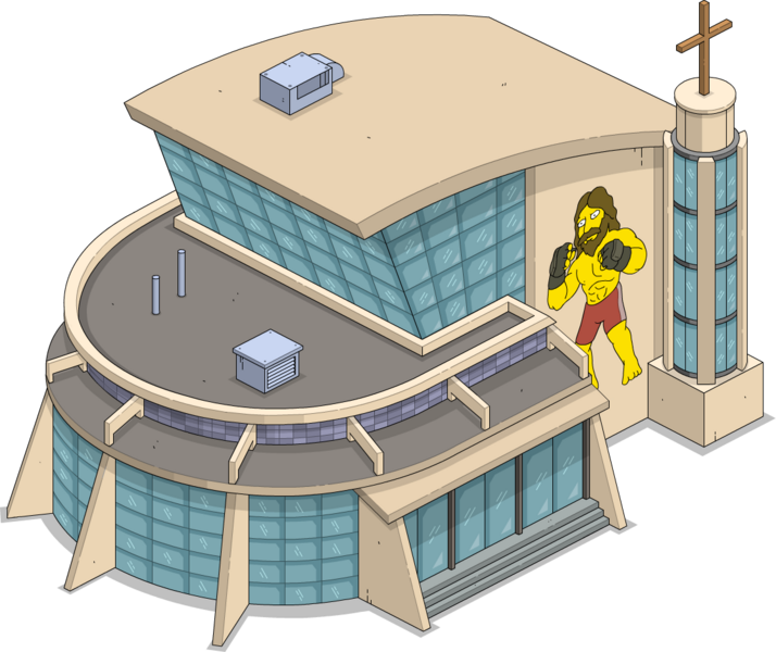 Mixed Martial Arts Mega Church | The Simpsons: Tapped Out Wiki | Fandom
