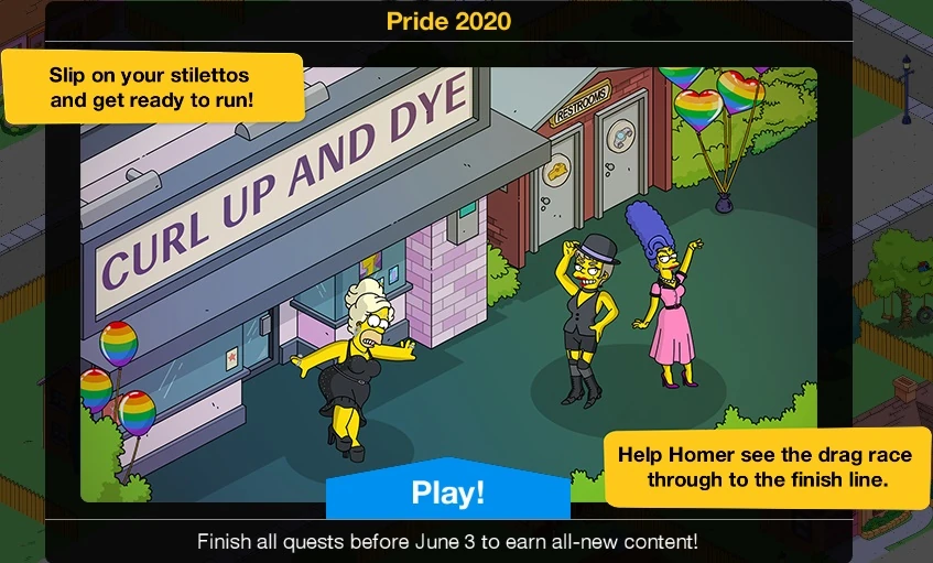 Pride 2020 Event | The Simpsons: Tapped Out Wiki | Fandom