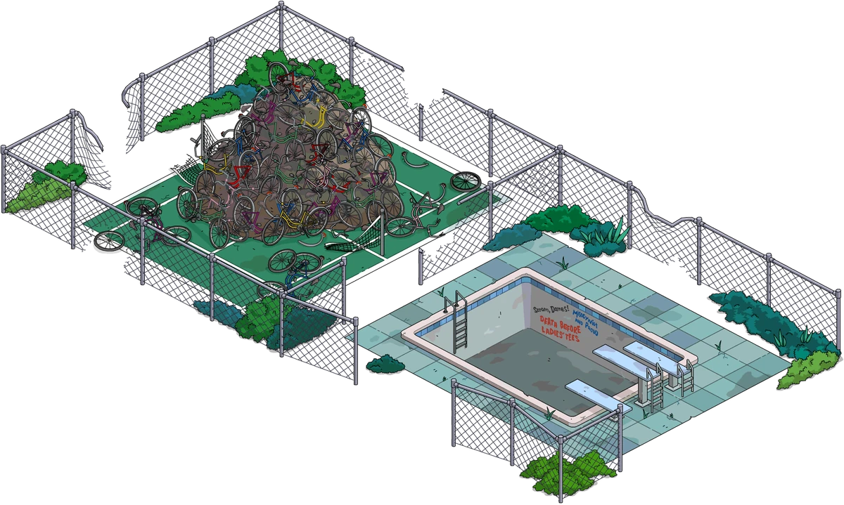 Stolen Bicycle Graveyard | Los Simpson Springfield Wiki | Fandom
