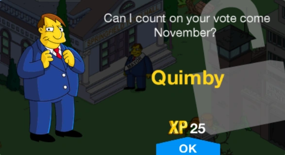 Quimby | The Simpsons: Tapped Out Wiki | Fandom