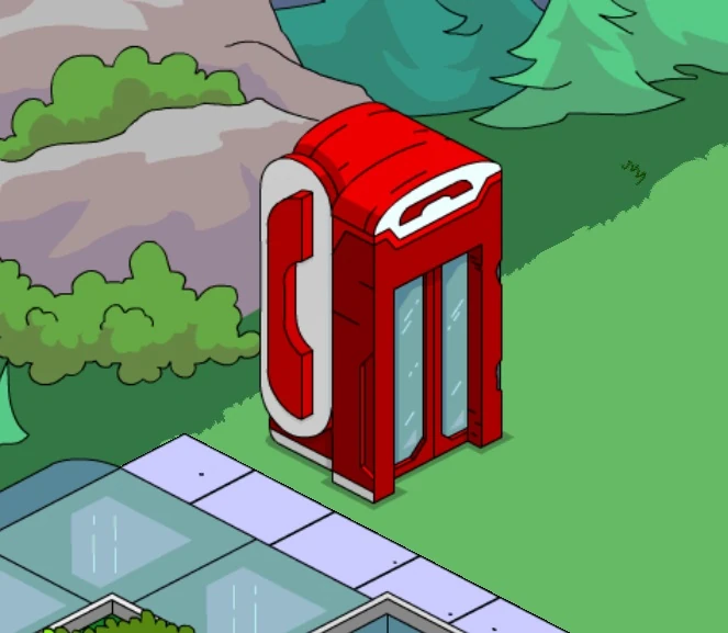 Zenith City Phone Booth | The Simpsons: Tapped Out Wiki | Fandom