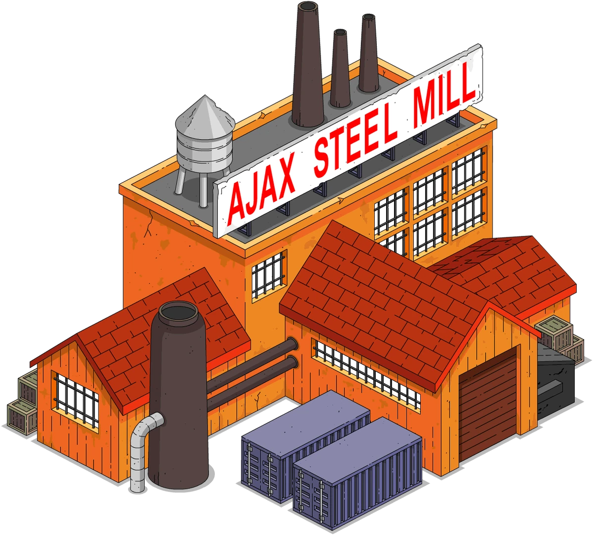 Ajax Steel Mill | The Simpsons: Tapped Out Wiki | Fandom