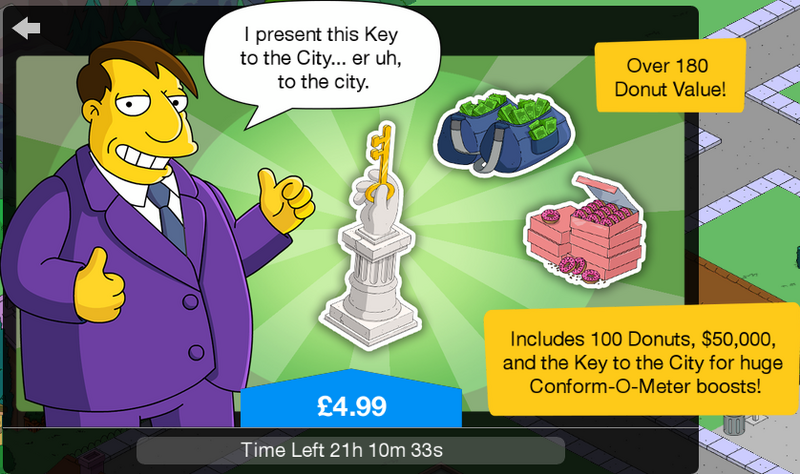 Key To The City | The Simpsons: Tapped Out Wiki | Fandom