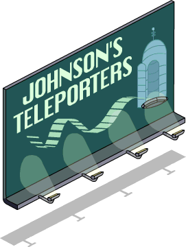 Teleporter Billboard | The Simpsons: Tapped Out Wiki | Fandom