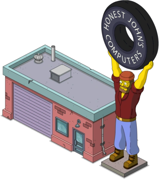 Honest John's Computers | The Simpsons: Tapped Out Wiki | Fandom