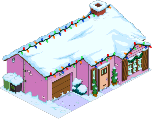 Christmas Pink House | The Simpsons: Tapped Out Wiki | Fandom