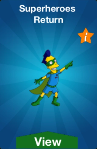 Superheroes Return 2017 Promotion | The Simpsons: Tapped Out Wiki | Fandom