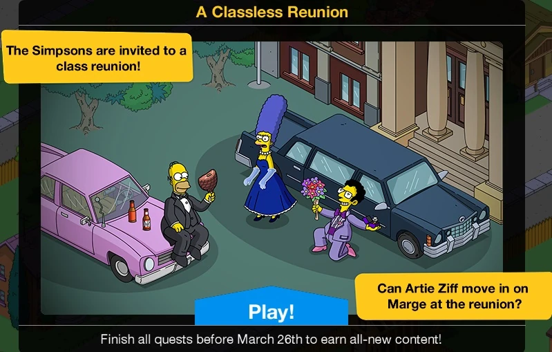 A Classless Reunion 2019 Event | The Simpsons: Tapped Out Wiki | Fandom