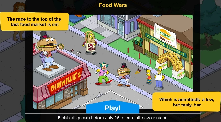 Category:Food Wars 2023 Event | The Simpsons: Tapped Out Wiki | Fandom