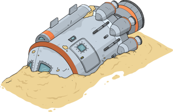 Sands of Space Spaceship | The Simpsons: Tapped Out Wiki | Fandom