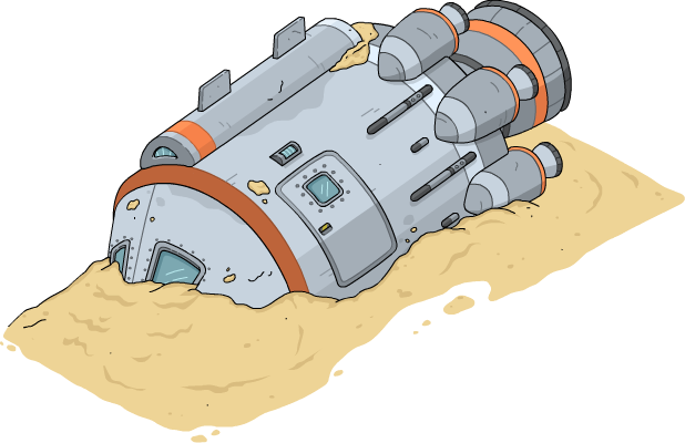 Sands of Space Spaceship | The Simpsons: Tapped Out Wiki | Fandom