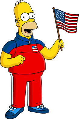 Patriotic Homer | The Simpsons: Tapped Out Wiki | Fandom