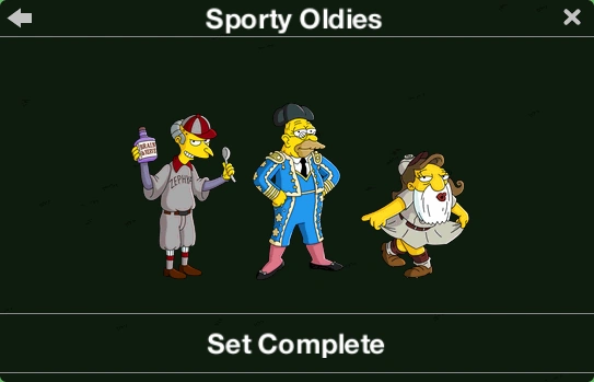 Category:Sporty Oldies | The Simpsons: Tapped Out Wiki | Fandom
