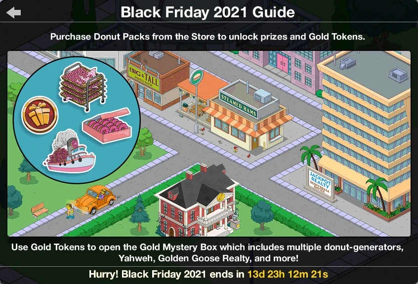Black Friday 2021 Promotion | The Simpsons: Tapped Out Wiki | Fandom