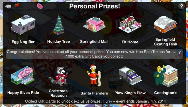 Christmas 2013 Event | The Simpsons: Tapped Out Wiki | Fandom