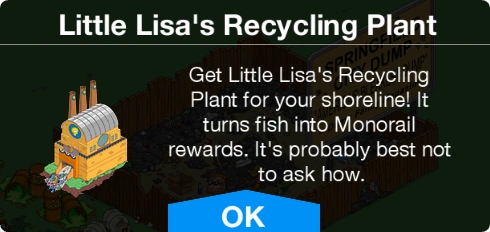 Little Lisa's Recycling Plant | The Simpsons: Tapped Out Wiki | Fandom