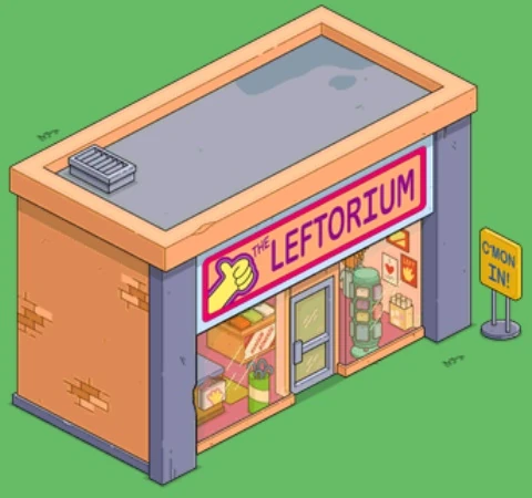 The Leftorium | Los Simpson Springfield Wiki | Fandom