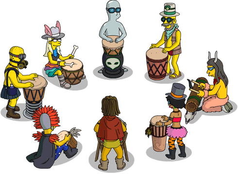 Drum Circle | The Simpsons: Tapped Out Wiki | Fandom