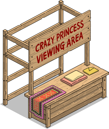 Crazy Princess Viewing Area | The Simpsons: Tapped Out Wiki | Fandom