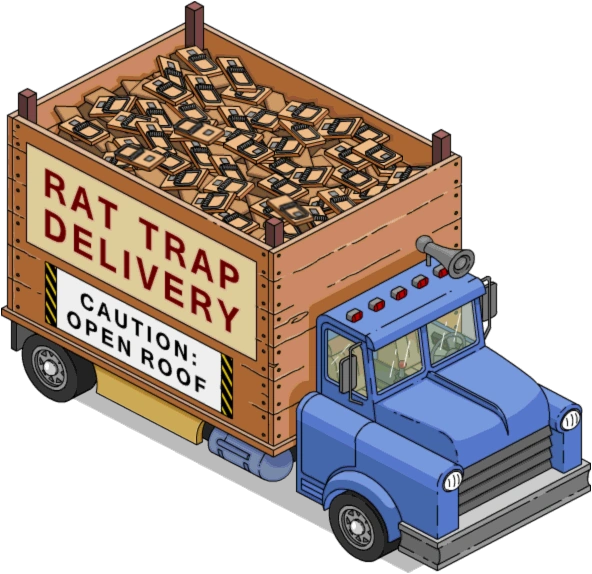 Rat Trap Delivery Truck | The Simpsons: Tapped Out Wiki | Fandom