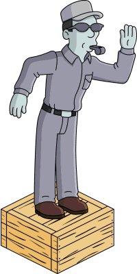 Human Statue | Los Simpson Springfield Wiki | Fandom