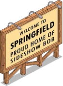 Welcome Bob Sign | The Simpsons: Tapped Out Wiki | Fandom