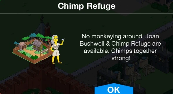 Chimp Refuge | Los Simpson Springfield Wiki | Fandom