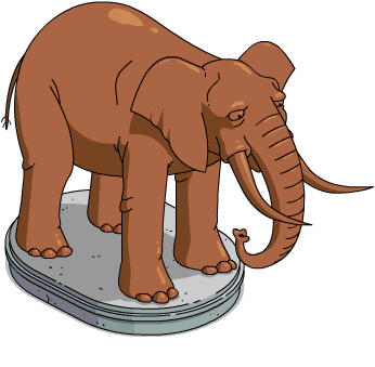 Zoo Elephant Statue | The Simpsons: Tapped Out Wiki | Fandom