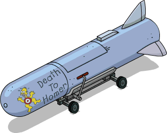 Death To Homer Missile | The Simpsons: Tapped Out Wiki | Fandom
