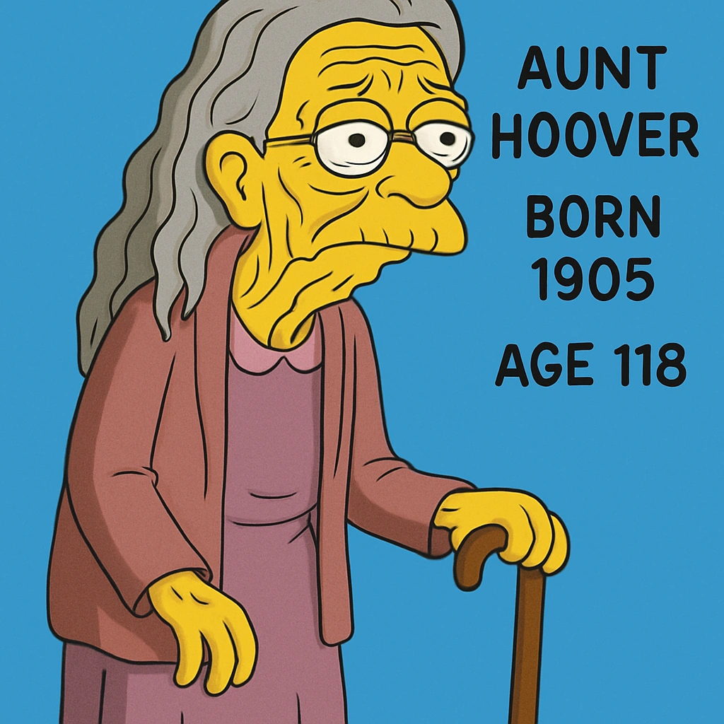 Aunt Hoover (Old) | Simpsorama fanon Wiki | Fandom