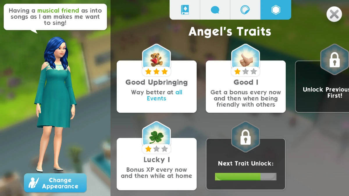 Traits | Sims Mobile Wiki | Fandom