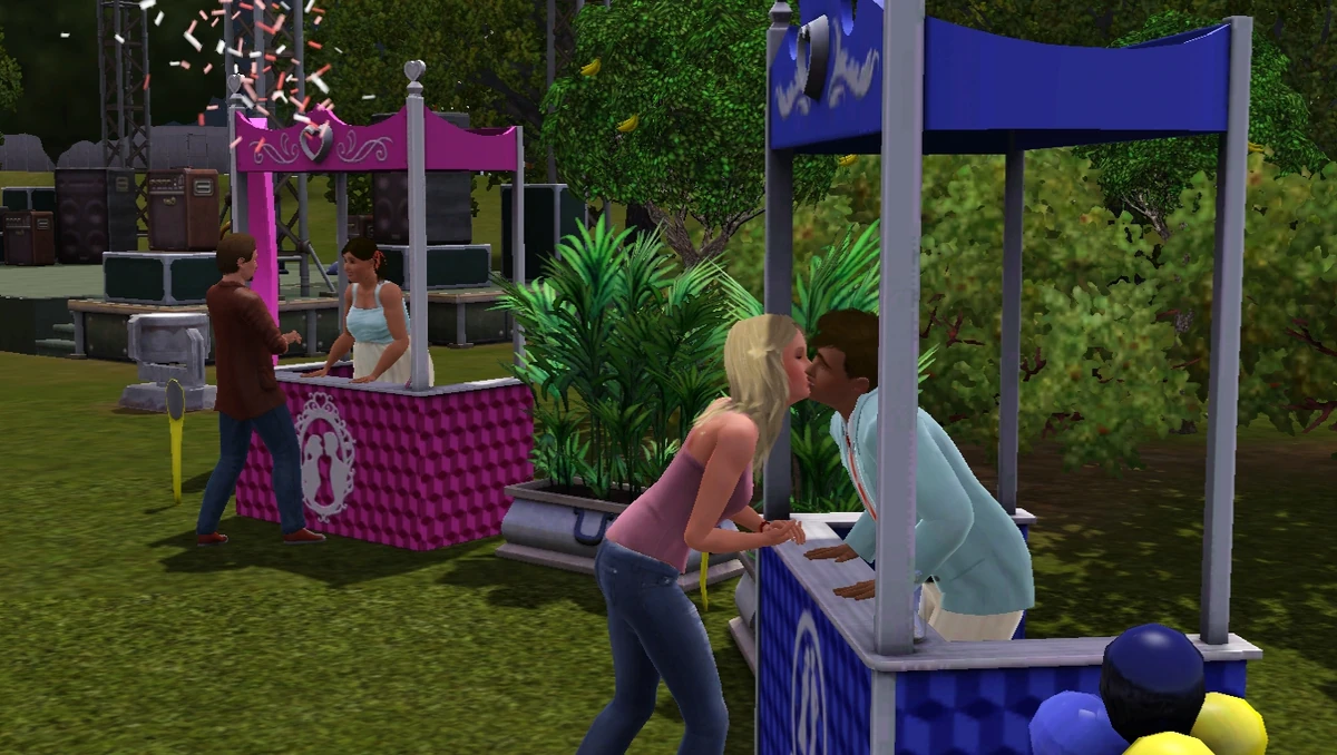 Kissing booth | The Sims Wiki | Fandom