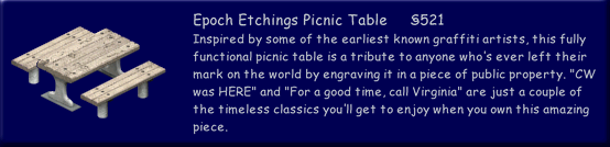 Picnic table | The Sims Wiki | Fandom