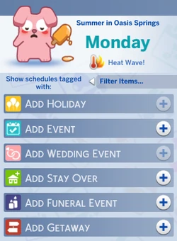 Calendar | The Sims Wiki | Fandom